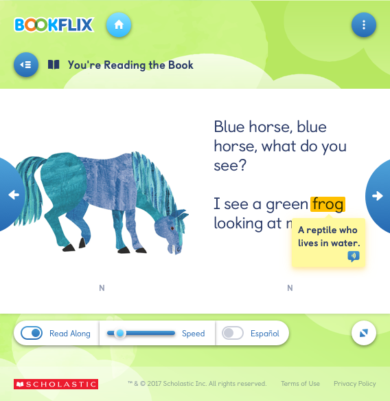 Scholastic BookFlix | Type/Code