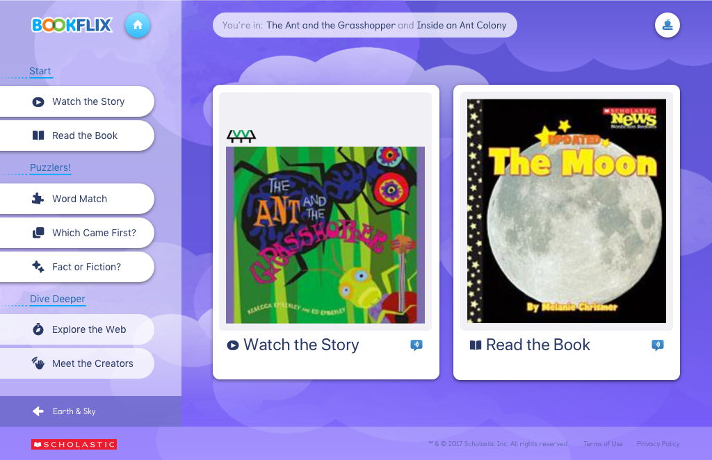 Scholastic BookFlix | Type/Code